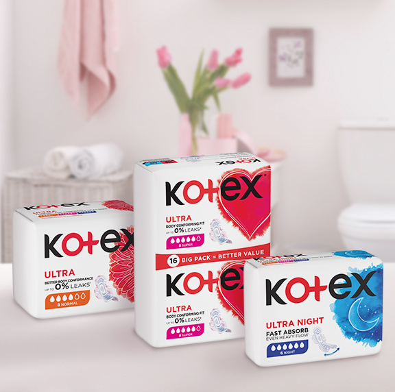 Гігієнічні прокладки| Kotex® Україна